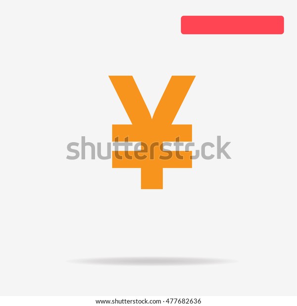 Chinese Yuan Icon Vector Concept Illustration Stock Vector (Royalty ...