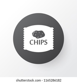 Chips Icon Symbol Premium Quality Isolated Stock Vector (Royalty Free ...