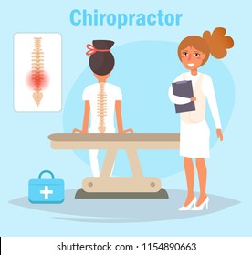 Chiropractor Vector Cartoon Isolated Art On Stock Vector (Royalty Free ...