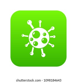 Chlamydia Virus Icon Green Vector Isolated Stock Vector (Royalty Free ...