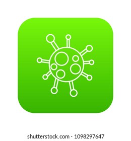 Chlamydia Virus Icon Green Vector Isolated Stock Vector (Royalty Free ...