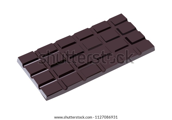 Chocolate Bar Realistic Vector Illustration Isolated Stock Vector ...