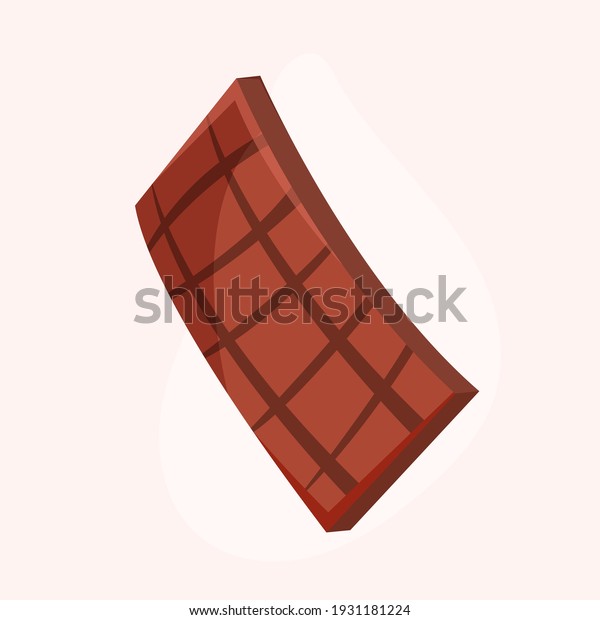 Chocolate Bar Vector Illustration Cartoon Style Stock Vector (Royalty ...