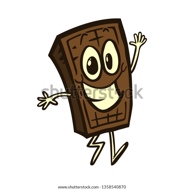 Chocolate Candy Bar Cartoon Stock Vector (Royalty Free) 1358540870 ...