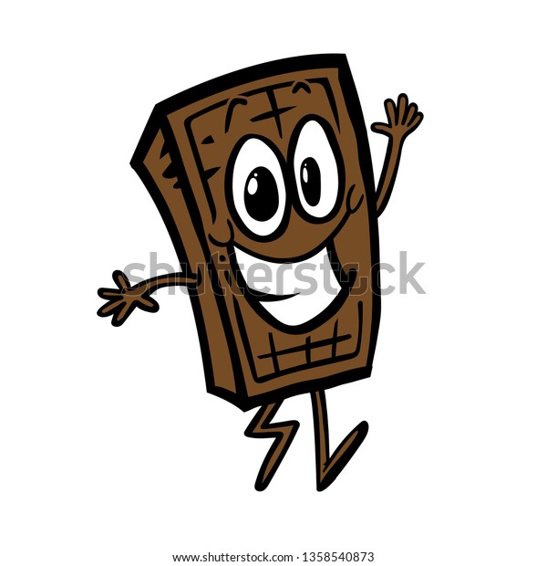 Chocolate Candy Bar Cartoon Stock Vector (Royalty Free) 1358540873 ...