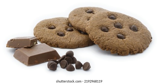 Chocolate Cookies High Resolution Background Vector Stock Vector ...