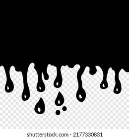Chocolate Dripping Doodle Illustration Vector Stock Vector (Royalty ...