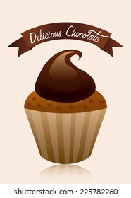 Chocolate Graphic Design Vector Illustration Stock Vector (Royalty Free ...