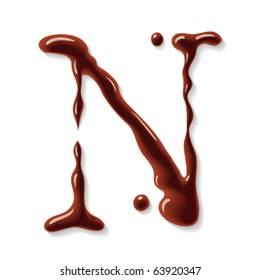 Chocolate Letter Stock Vector (Royalty Free) 63920347 | Shutterstock