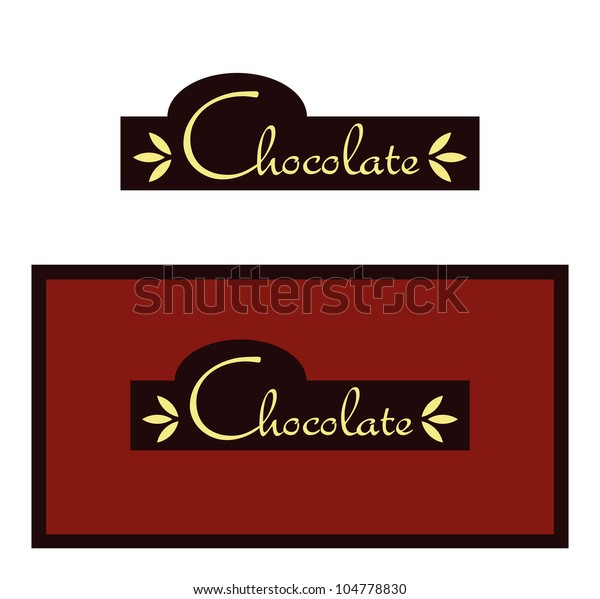 Chocolate Sign Chocolate Box Stock Vector (Royalty Free) 104778830 ...