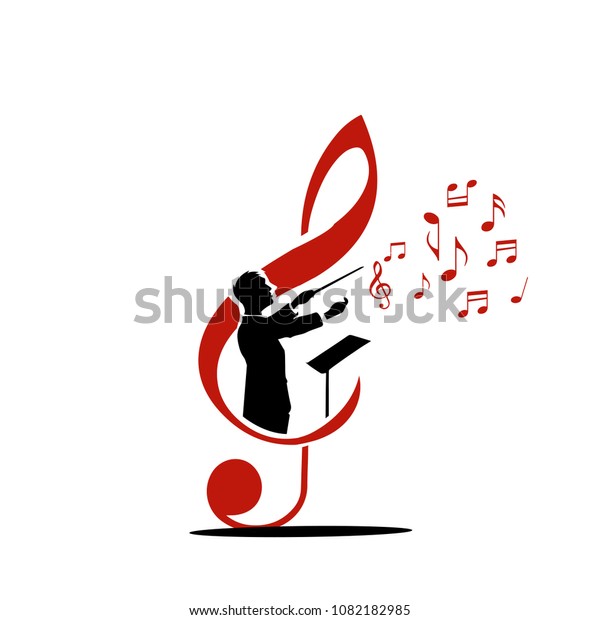 Choir Guide Music Logo Stock Vector (Royalty Free) 1082182985