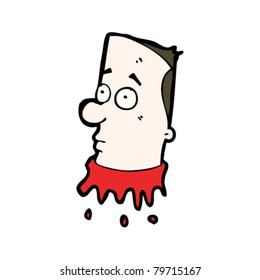 Cartoon Severed Head Stock Vector (Royalty Free) 117255043
