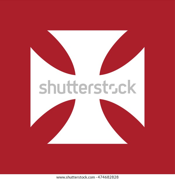 Choppers Cross Icon Vector Illustration Stock Vector (Royalty Free ...