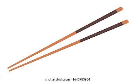 Chopsticks Vector Chopsticks On White Background Stock Vector (Royalty ...