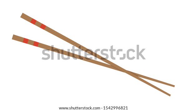 Chopsticks Vector Chopsticks White Background Wallpaper Stock Vector ...