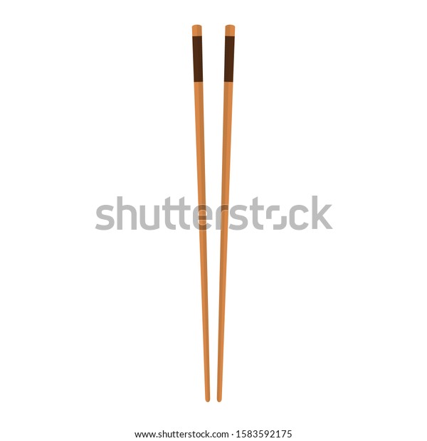Chopsticks Vector Chopsticks White Background Wallpaper Stock Vector ...