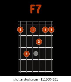 Chord Diagram Tab Tabulation Finger Chart 스톡 벡터(로열티 프리) 1118004281 ...