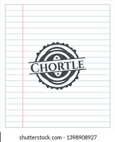 Changeover Pencil Strokes Emblem Vector Illustration: vector de stock ...