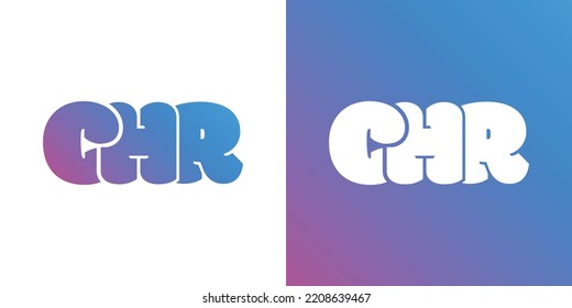 Chr Logo Branding Letter Vector Graphic Stock Vector (Royalty Free ...