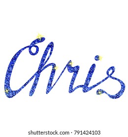 Elegant Blue Watercolor Monogram Ma Design Stock Illustration 1609890730