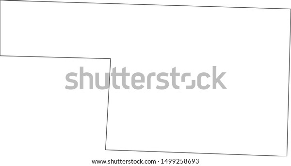 Christian County Map Missouri State Stock Vector (Royalty Free ...
