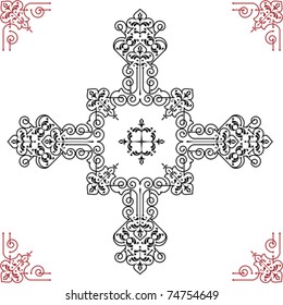 Christian Cross Border Stock Vector (Royalty Free) 74754649 | Shutterstock