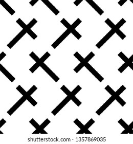 Christian Cross Seamless Pattern Vector Art Stock Vector (Royalty Free ...