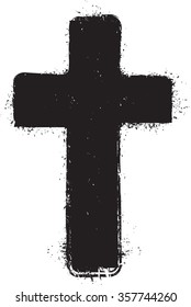 Christian Cross Sign Vector Illustration Stock Vector (Royalty Free ...