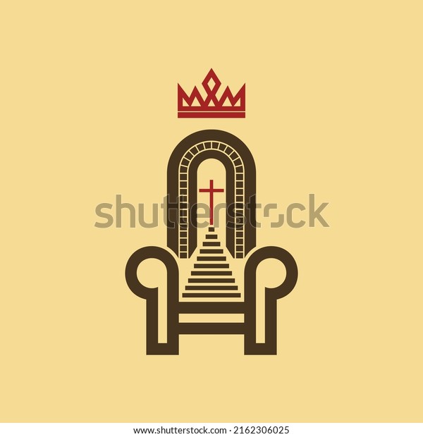 Ilustración cristiana. Trono del Señor y: vector de stock (libre de ...