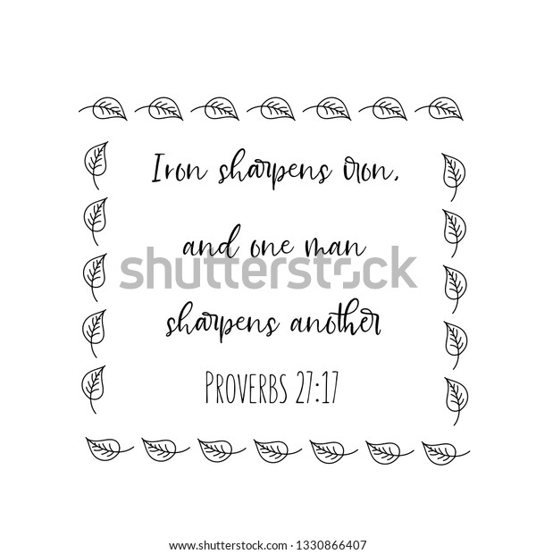 Christian Saying Bible Verse Vector Quote Stock Vector (Royalty Free ...