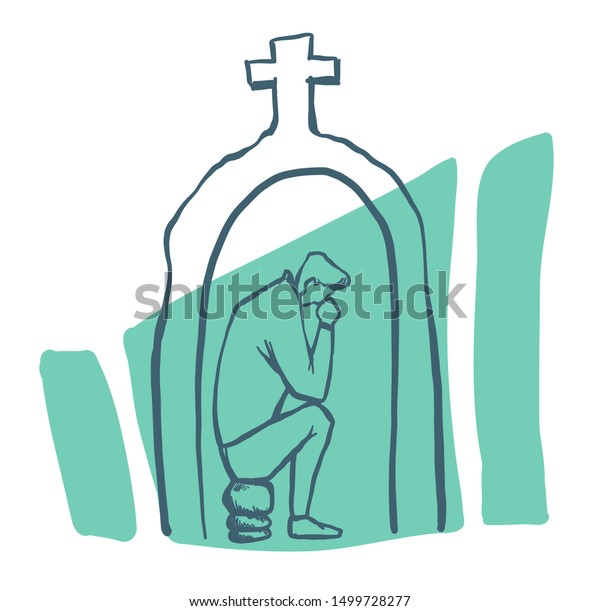 Christians Pray God Animated Vector Graphics: เวกเตอร์สต็อก (ปลอดค่า ...