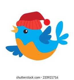 Christmas Bird Vector Illustration Stock Vector (Royalty Free ...
