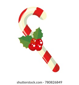 Christmas Cane Decorative Icon Stock Vector (Royalty Free) 780826849 ...
