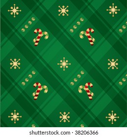 Christmas Checker Pattern Jolly Stick Stock Vector (Royalty Free ...