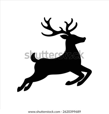 Deer Black And White | Free download on ClipArtMag