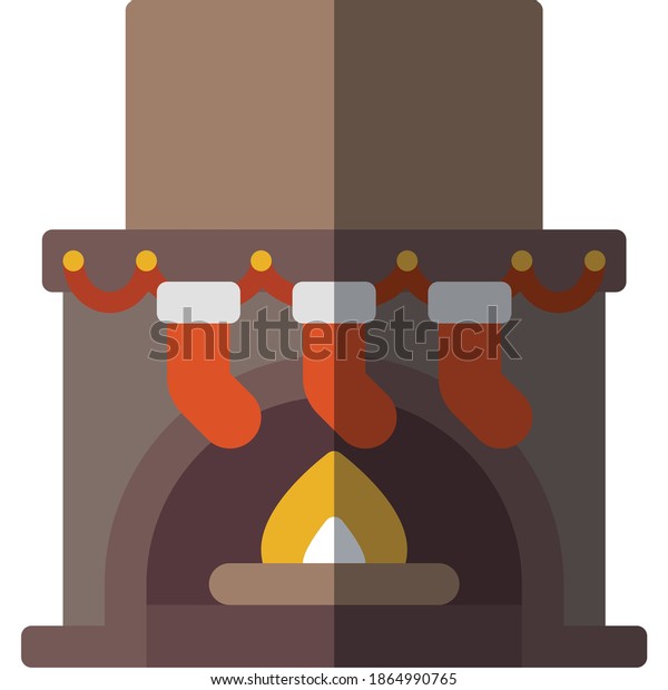 Christmas Icons These Decorative Icons Time Stock Vector (Royalty Free ...