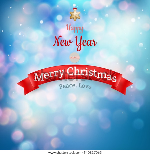 Christmas Landscape Poster Eps 10 Vector Stock Vector (Royalty Free ...