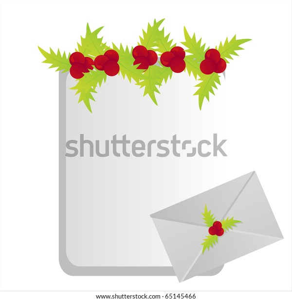 Christmas Letter Frame Stock Vector (Royalty Free) 65145466 | Shutterstock