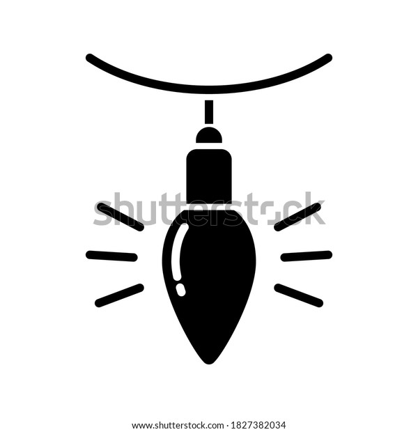 Christmas Light Icon Vector Sign Symbols Stock Vector (Royalty Free ...