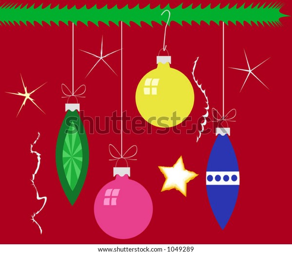 Christmas Ornament Shapes All Vector Includes Stock Vector (Royalty ...