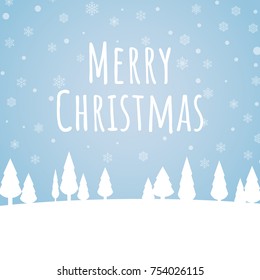 Christmas Snowy Christmas Tree Vector Stock Vector (Royalty Free ...