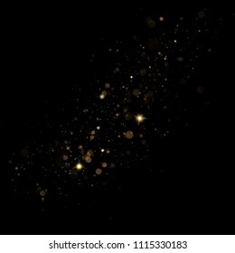 Christmas Stardust Trail Effect Eps 10 Stock Vector (Royalty Free ...