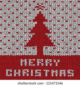 Christmas Sweater Background Vector Eps10 Illustration Stock Vector ...