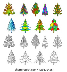Doodles Tree Art By Hand Craft Stock Illustration 1769278259