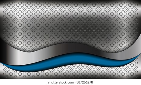 Chrome Dots Metallic Background Stock Vector (Royalty Free) 387266278 ...
