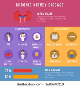 Chronic Kidney Disease Infographic Template Stock Vector (Royalty Free ...