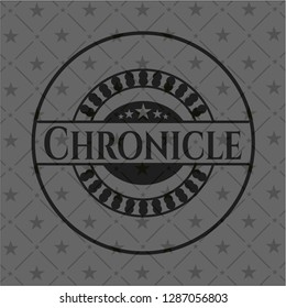 Chronicle Black Emblem Stock Vector (Royalty Free) 1287056803 ...