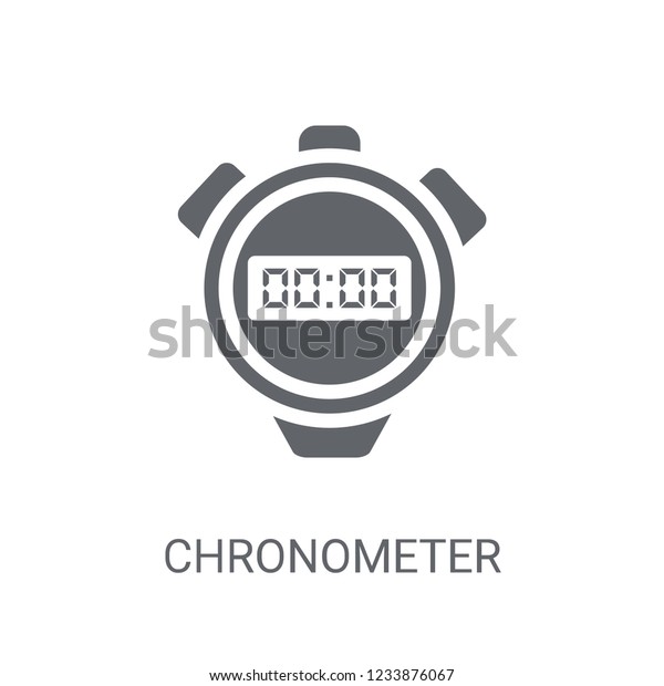 Chronometer Icon Trendy Chronometer Logo Concept Stock Vector (Royalty ...