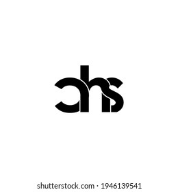 Chs Letter Original Monogram Logo Design Stock Vector (Royalty Free ...