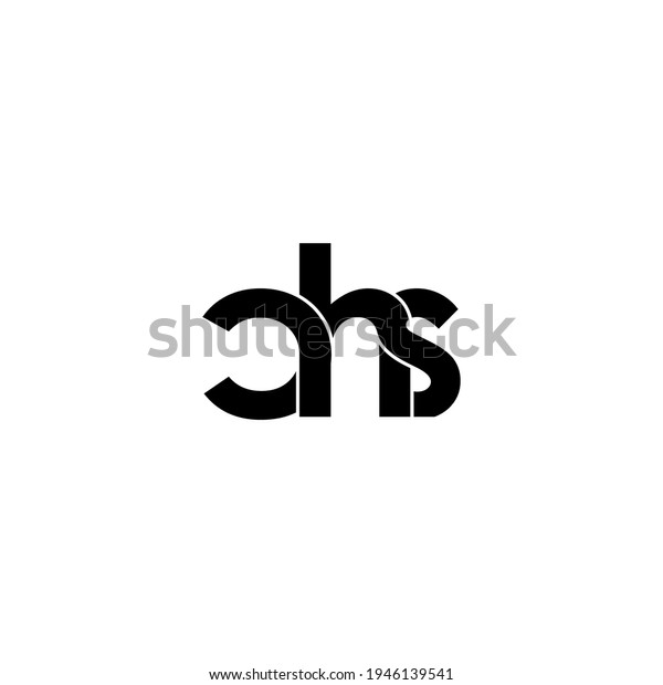 Chs Letter Original Monogram Logo Design Stock Vector (Royalty Free ...